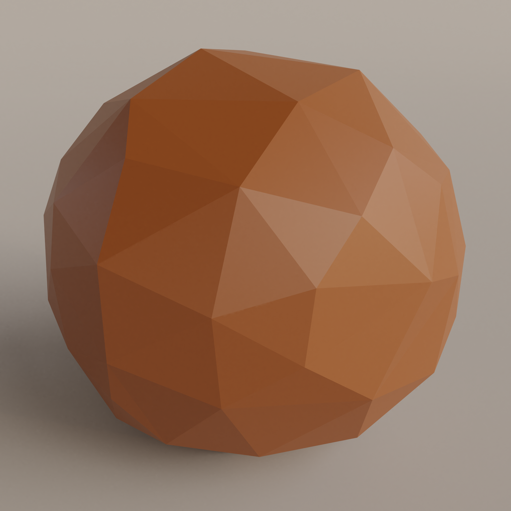 Low Poly Coconut | FREE Fruit & Vegetables models | BlenderKit