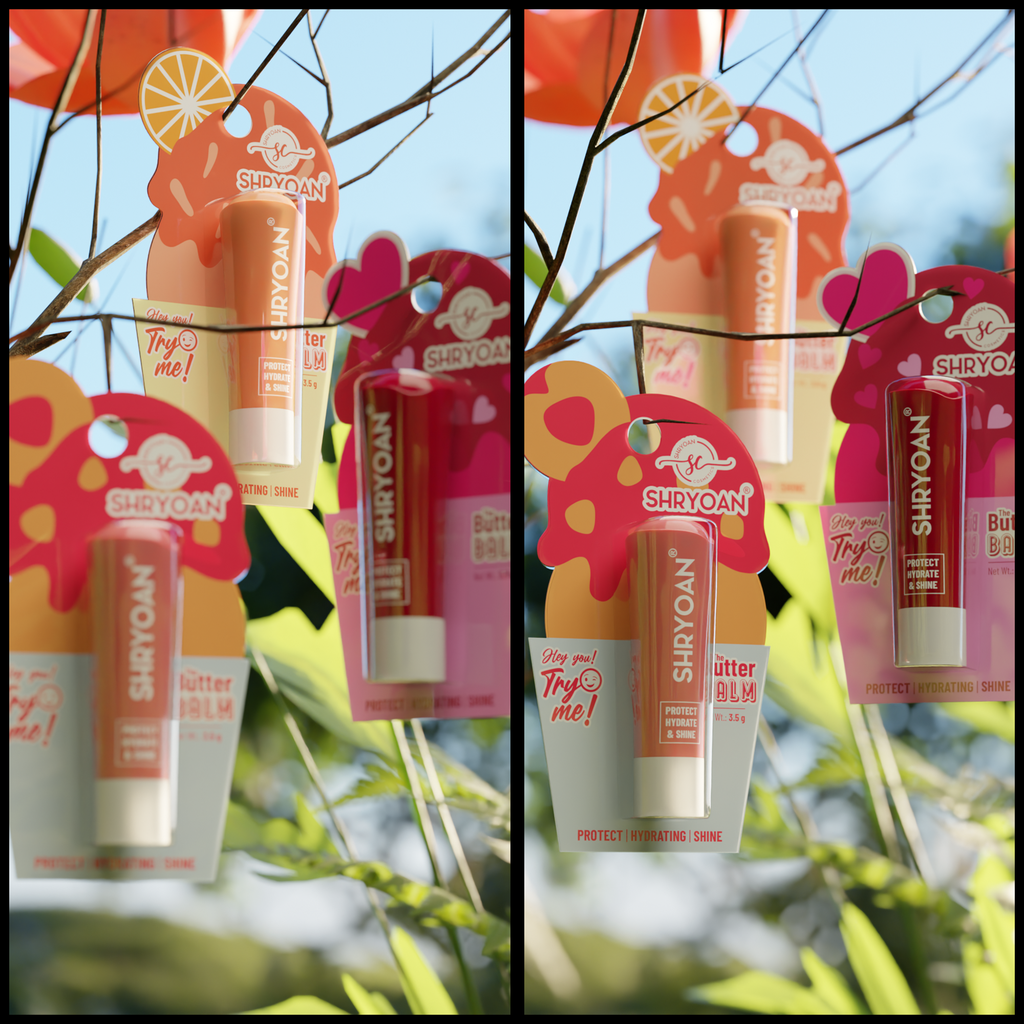 BlenderKit | Download the Lip balm Hanging on tree scene