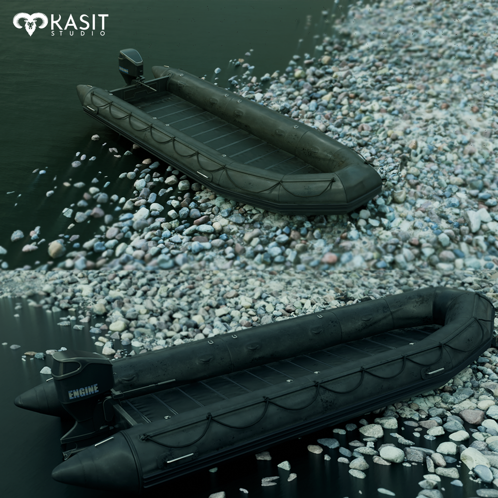 Low Poly Fishing Boat | Boats models | BlenderKit