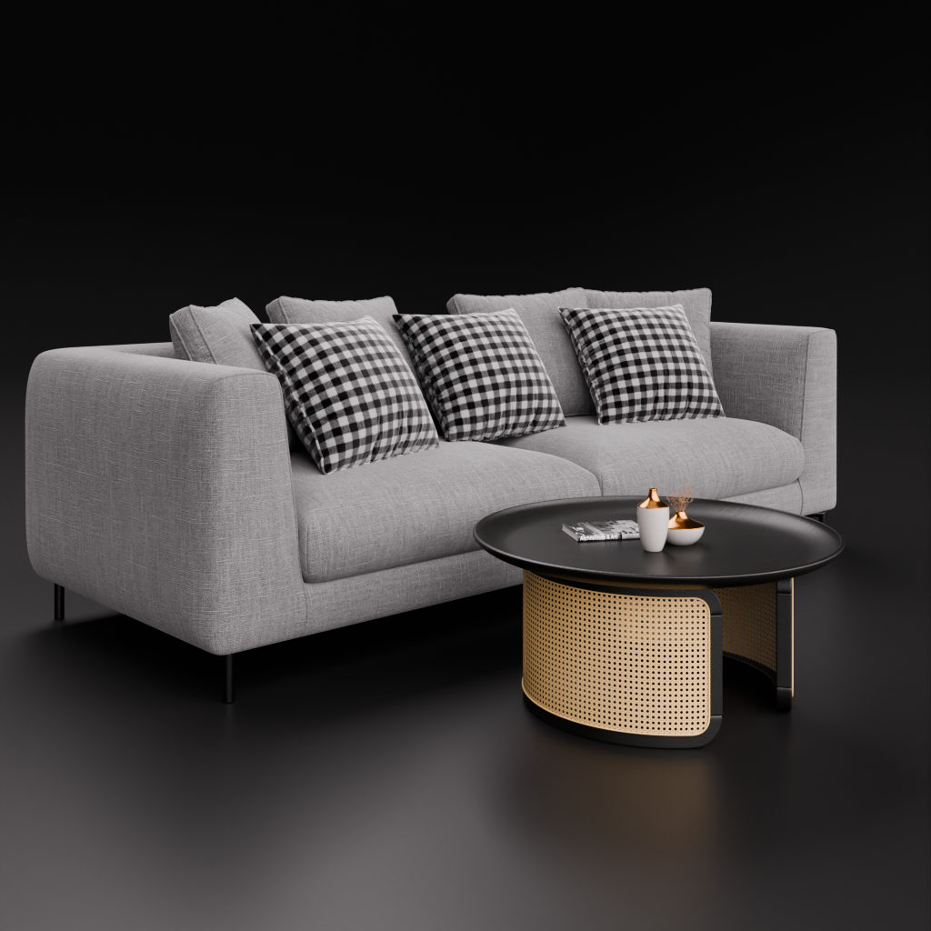 Sofa Nathan Twils | Sofas models | BlenderKit