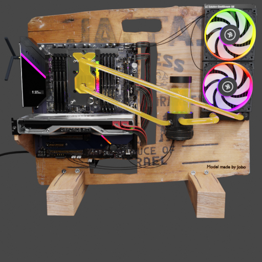 Enthusiastic orange crates high end computer | FREE Computer Components ...