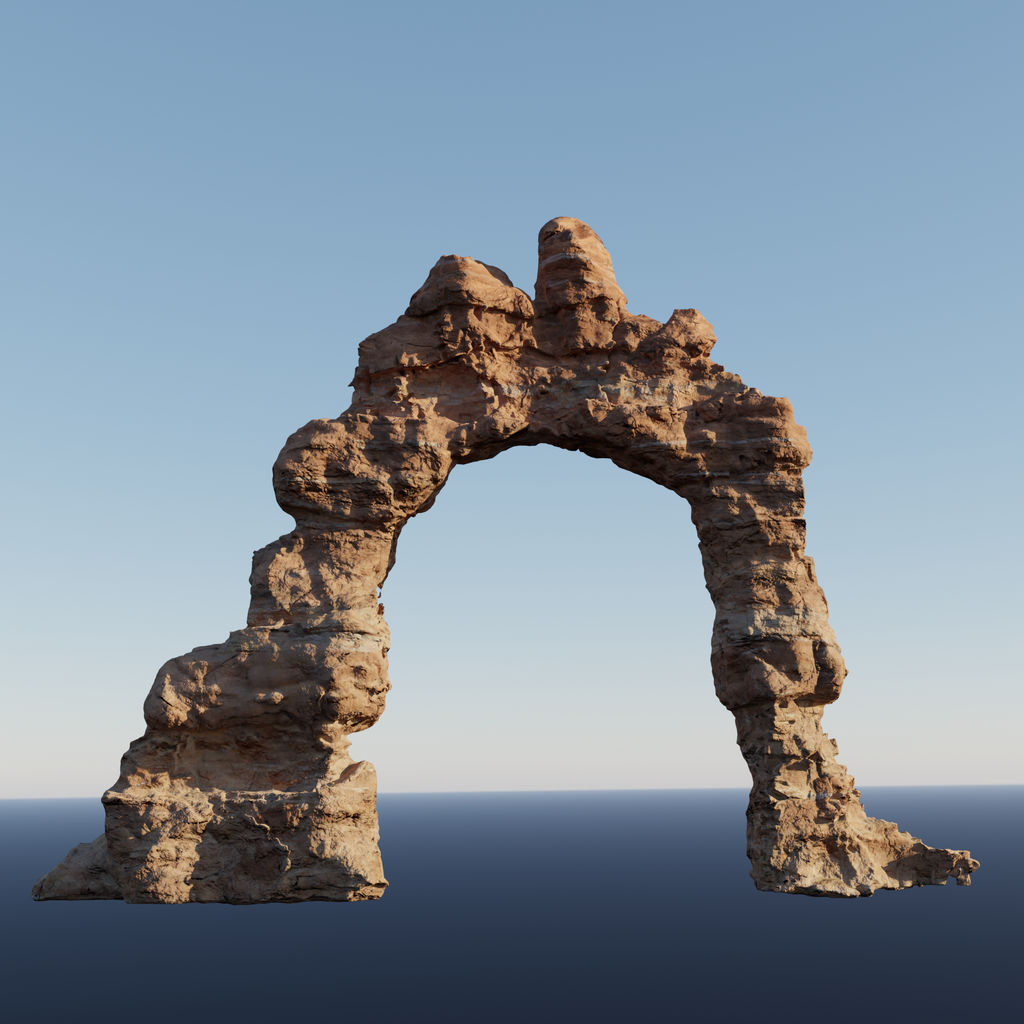 Arch Strata Layer Rock Desert | Environment Elements models | BlenderKit