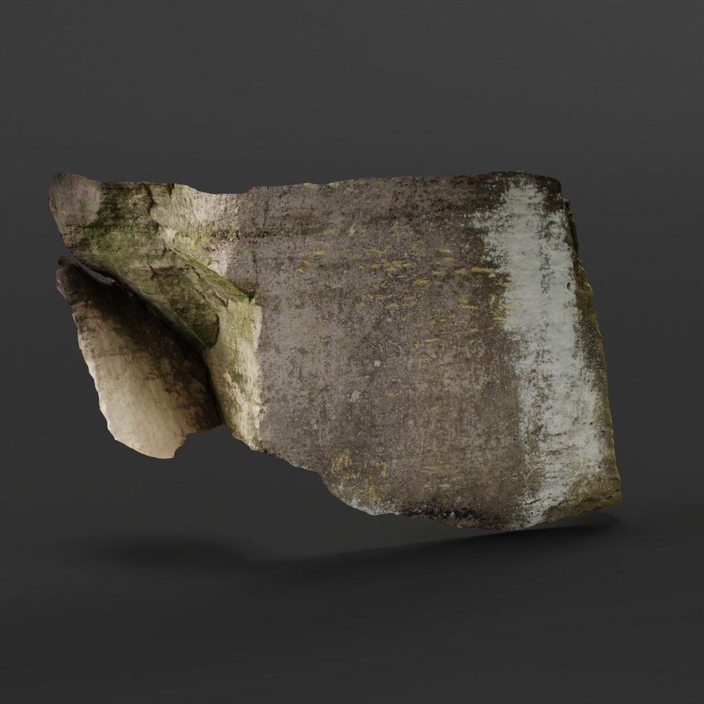 Mossy Outcrop 01 | FREE 3D Terrain models | BlenderKit