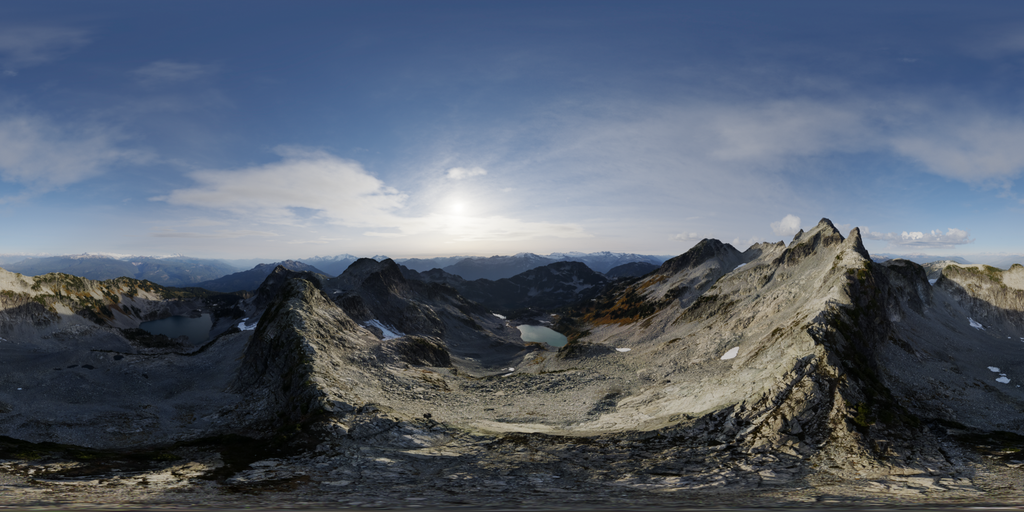 Sunny Sky Mountain Landscape | Landscapes HDRis | BlenderKit