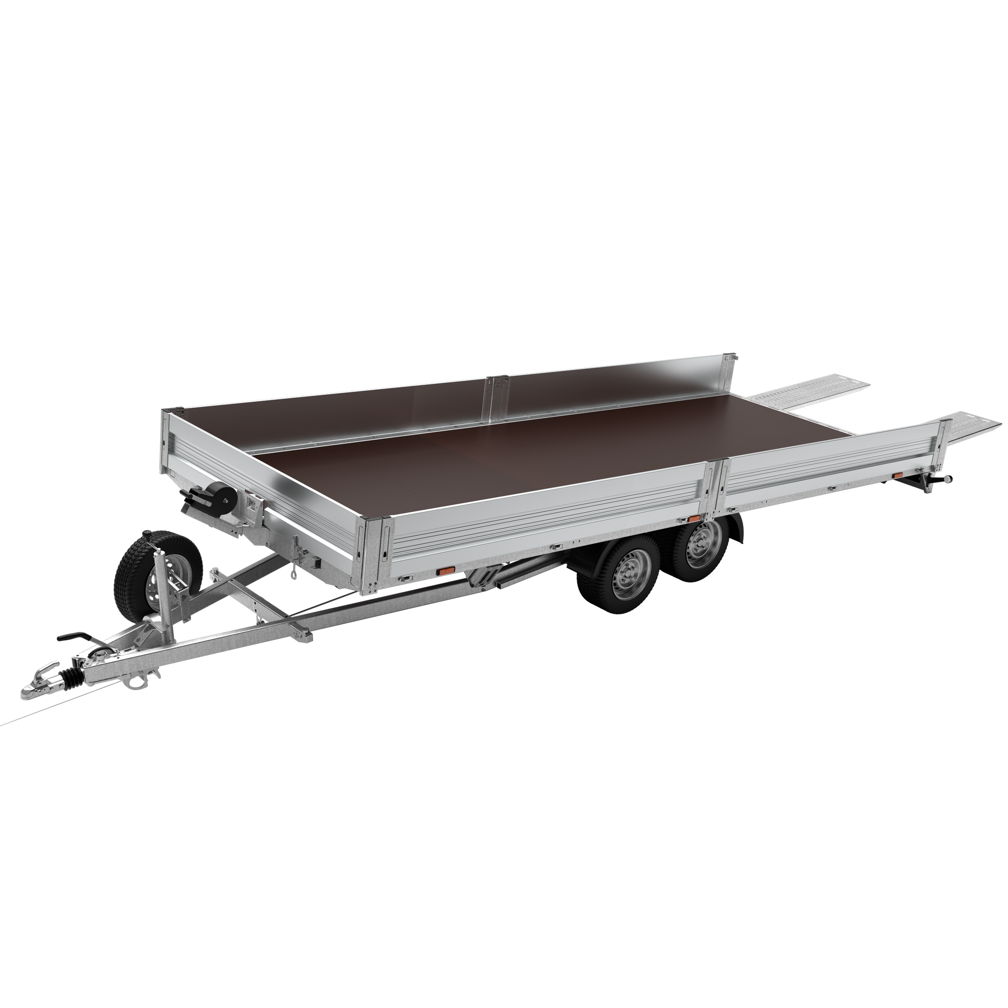 Long trailer | FREE 3D Equipment models | BlenderKit