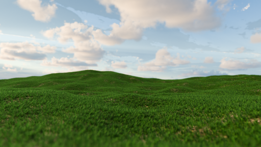 Realistic Grassland by geo nodes | FREE Nature scenes | BlenderKit