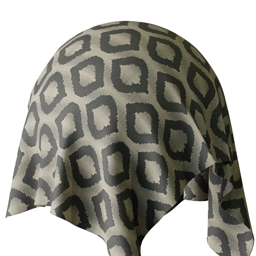 Ornamental Natural Sheer | FREE Sheer Fabric 3D Materials materials ...