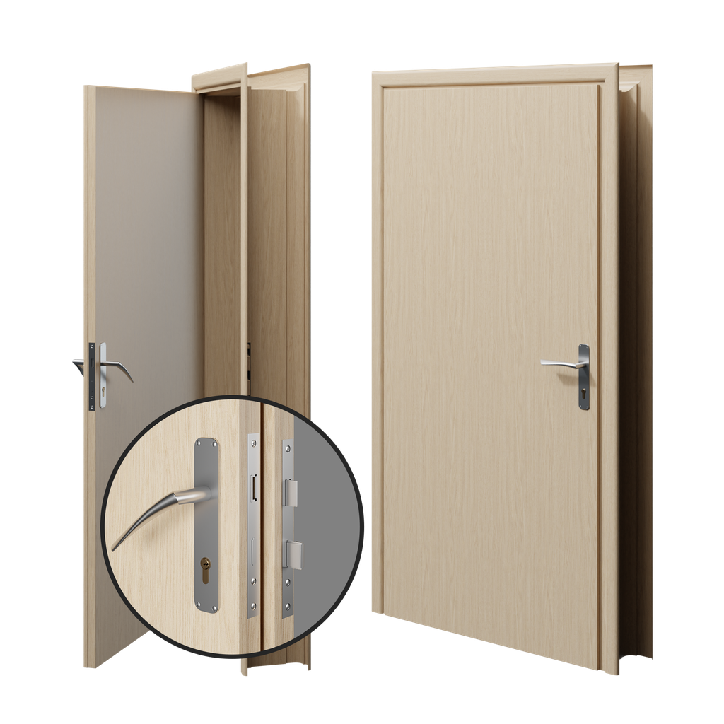 Door - animated | Doors models | BlenderKit
