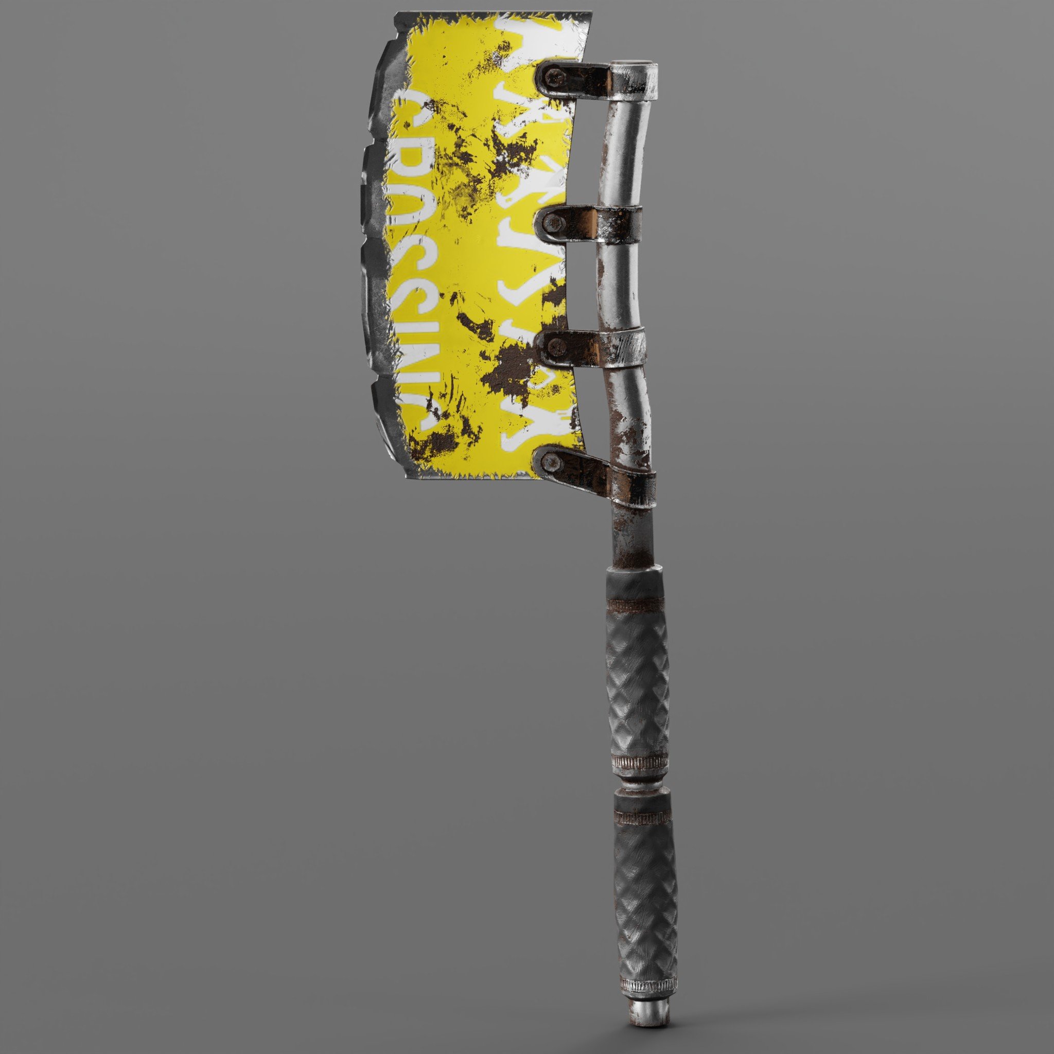 Post apocalyptic Axe | Weapons & Armors models | BlenderKit