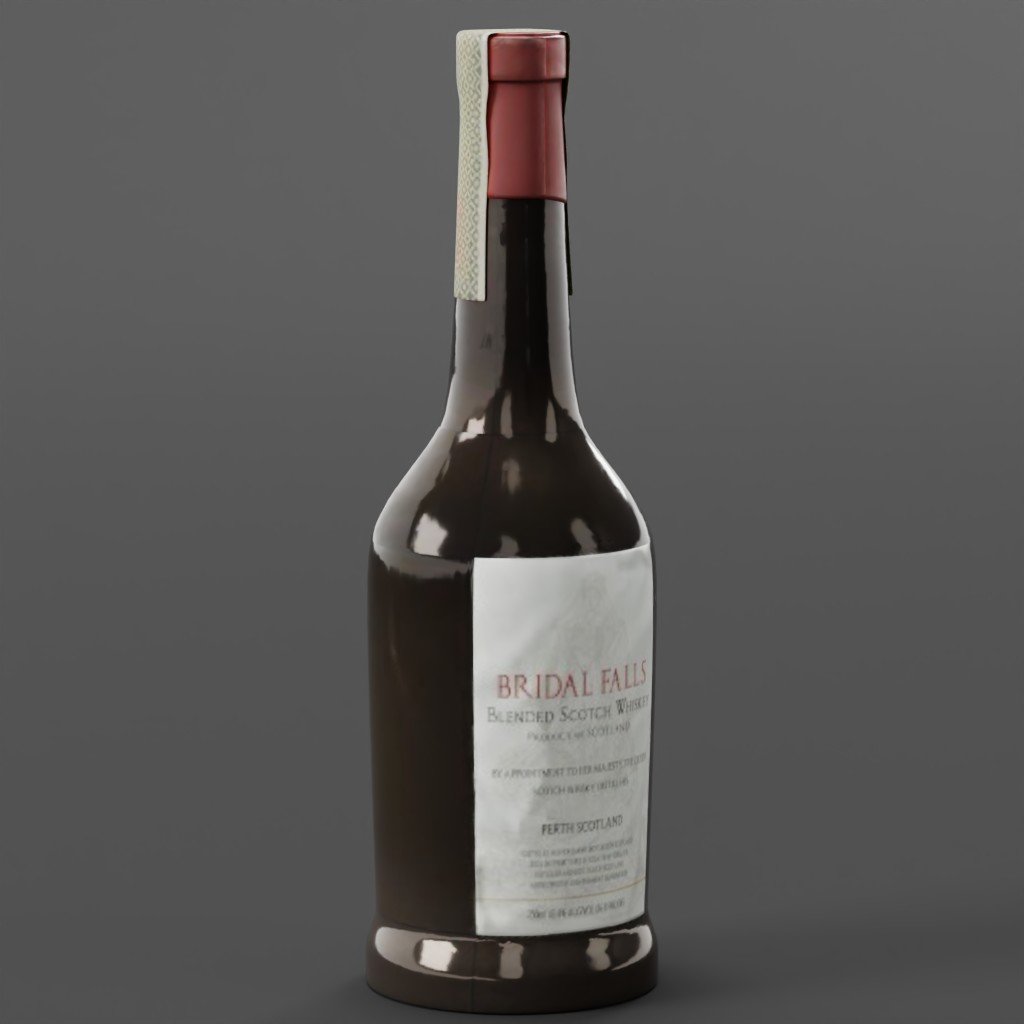 Red Wine Bottle | Kitchen Furniture models | BlenderKit