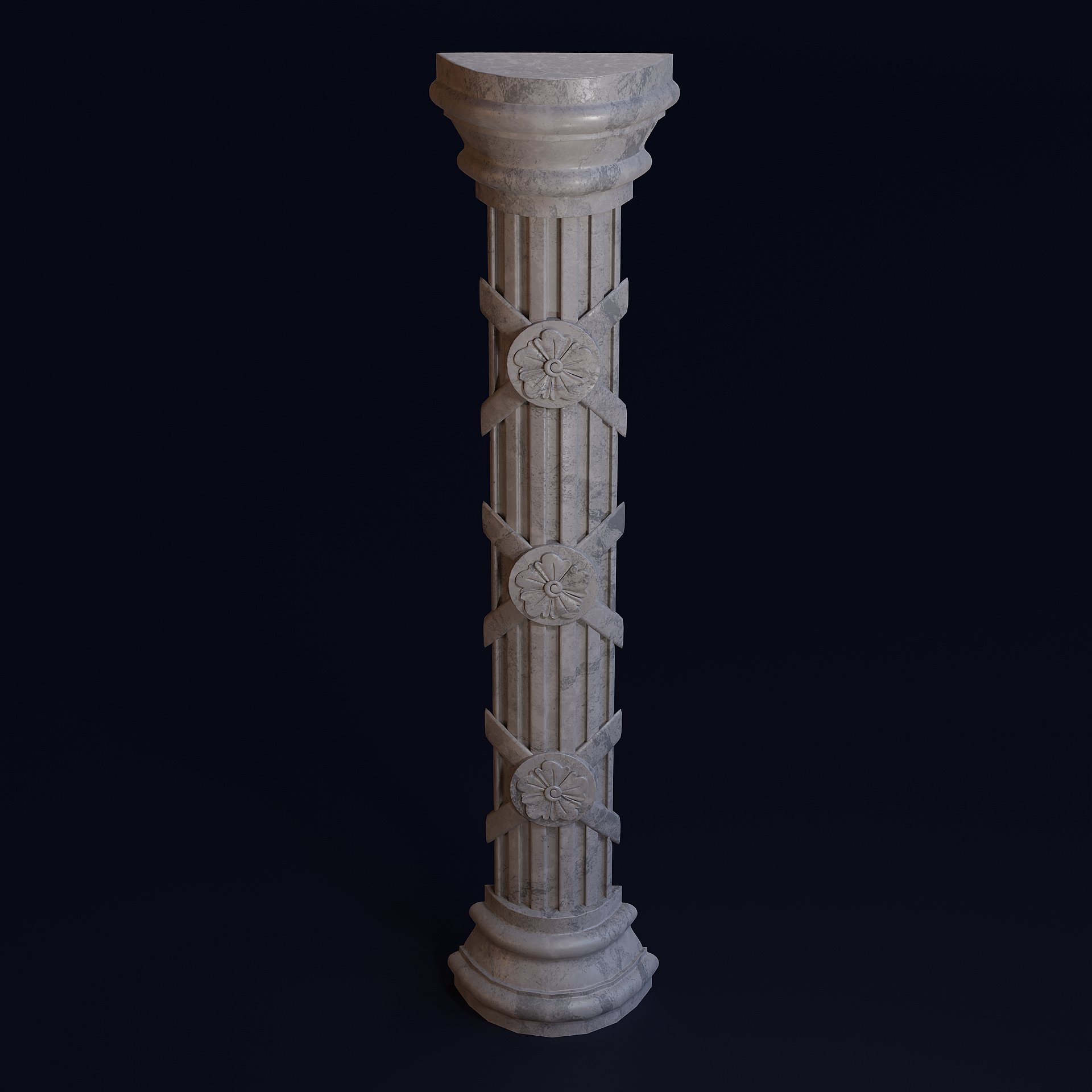 Column-06 | Molding / Carving models | BlenderKit