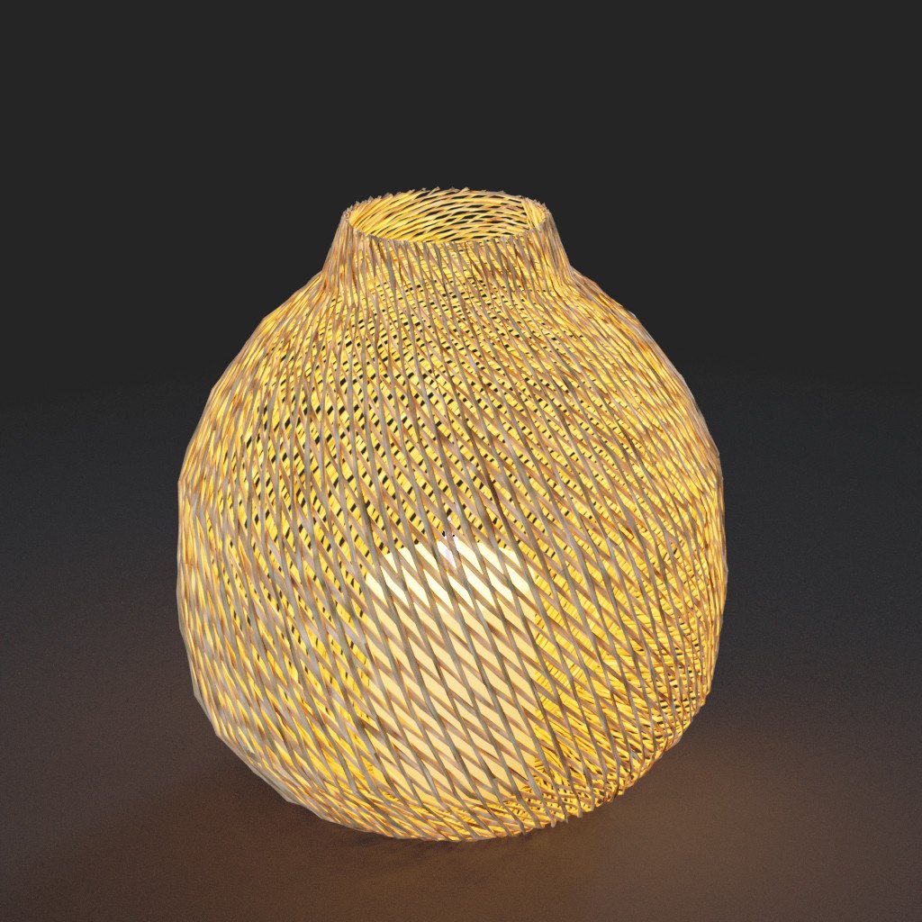 Straw pitcher-07 | FREE Vases models | BlenderKit