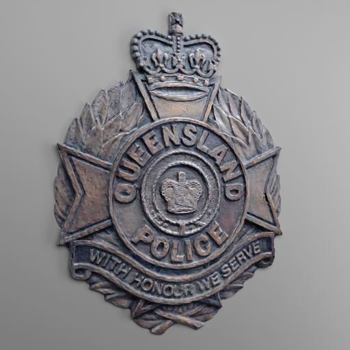 Queensland Police Logo Photo Scan | Interior Sculptures models | BlenderKit