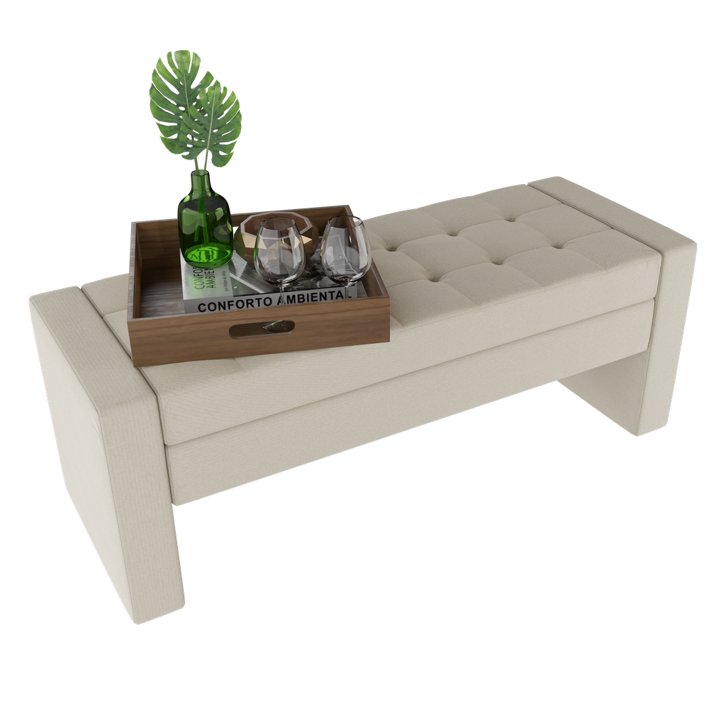 Edmond Storage Bench | Poufs models | BlenderKit