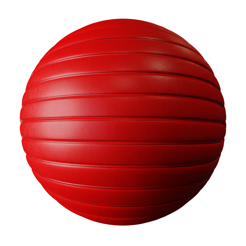 Cow Red Leather Line Stitch Black | FREE leather materials | BlenderKit