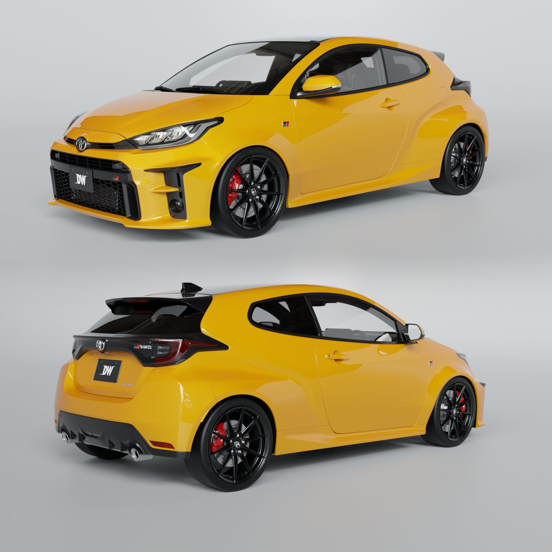 Toyota Yaris GR-Four | Cars models | BlenderKit