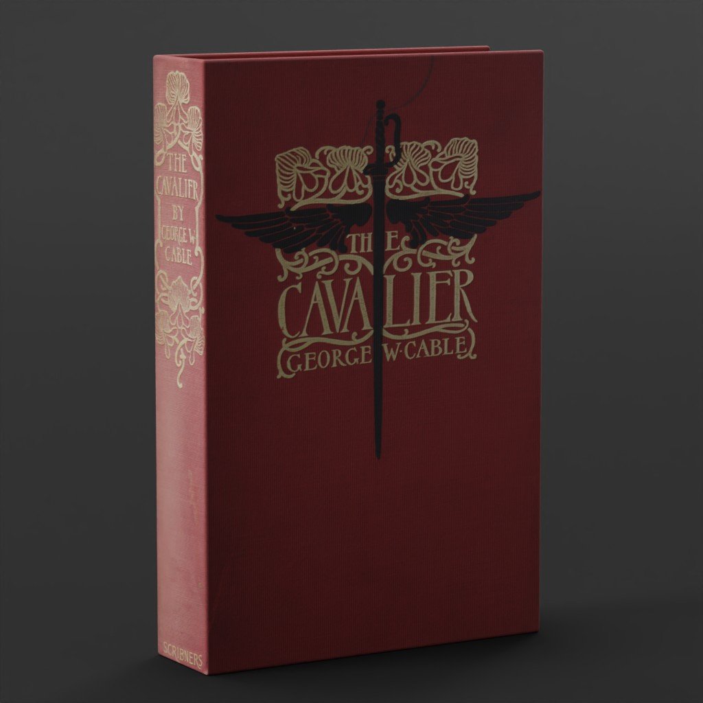 Old Book: The Cavalier | FREE Books models | BlenderKit