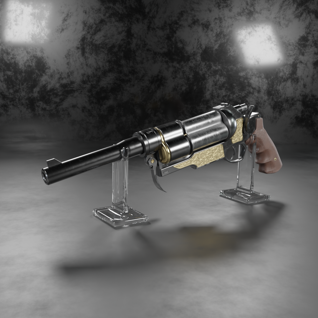 .300 Magnum Revolver | Historical Weapons models | BlenderKit