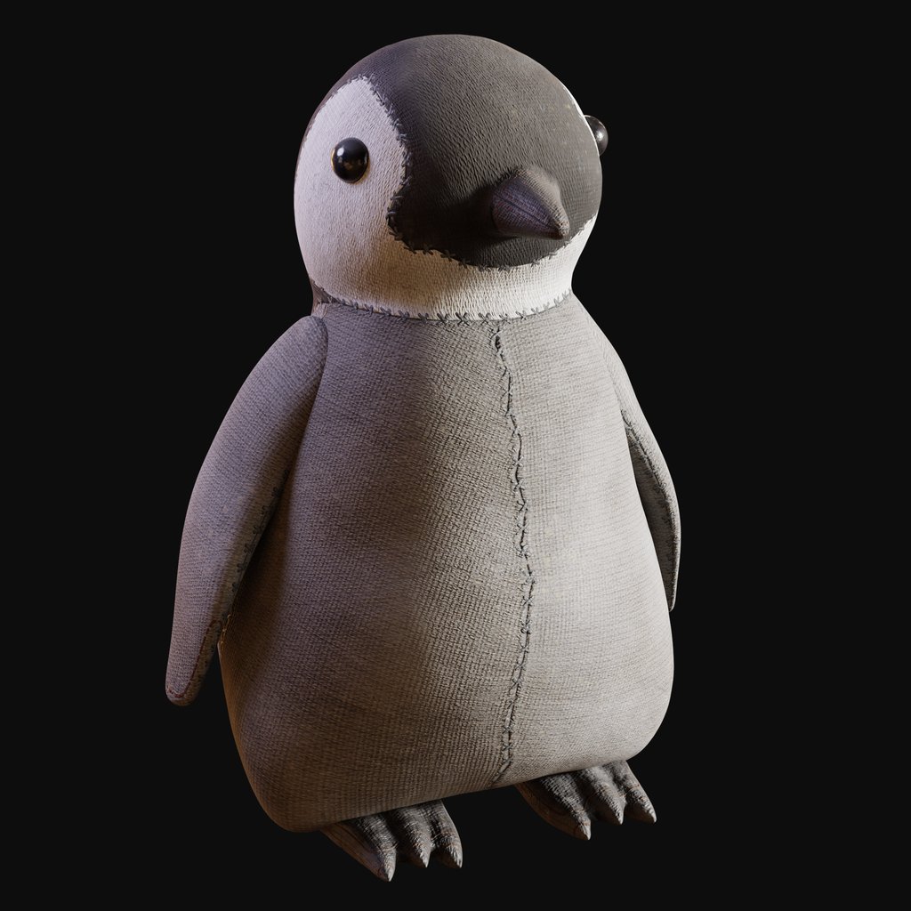Stuffed Toy Penguin | FREE Hobbies & Sports 3D Models models | BlenderKit