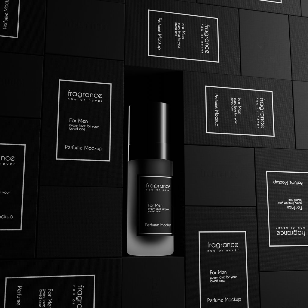 Elegant Perfume Mockup Scene | FREE Mockup scenes | BlenderKit