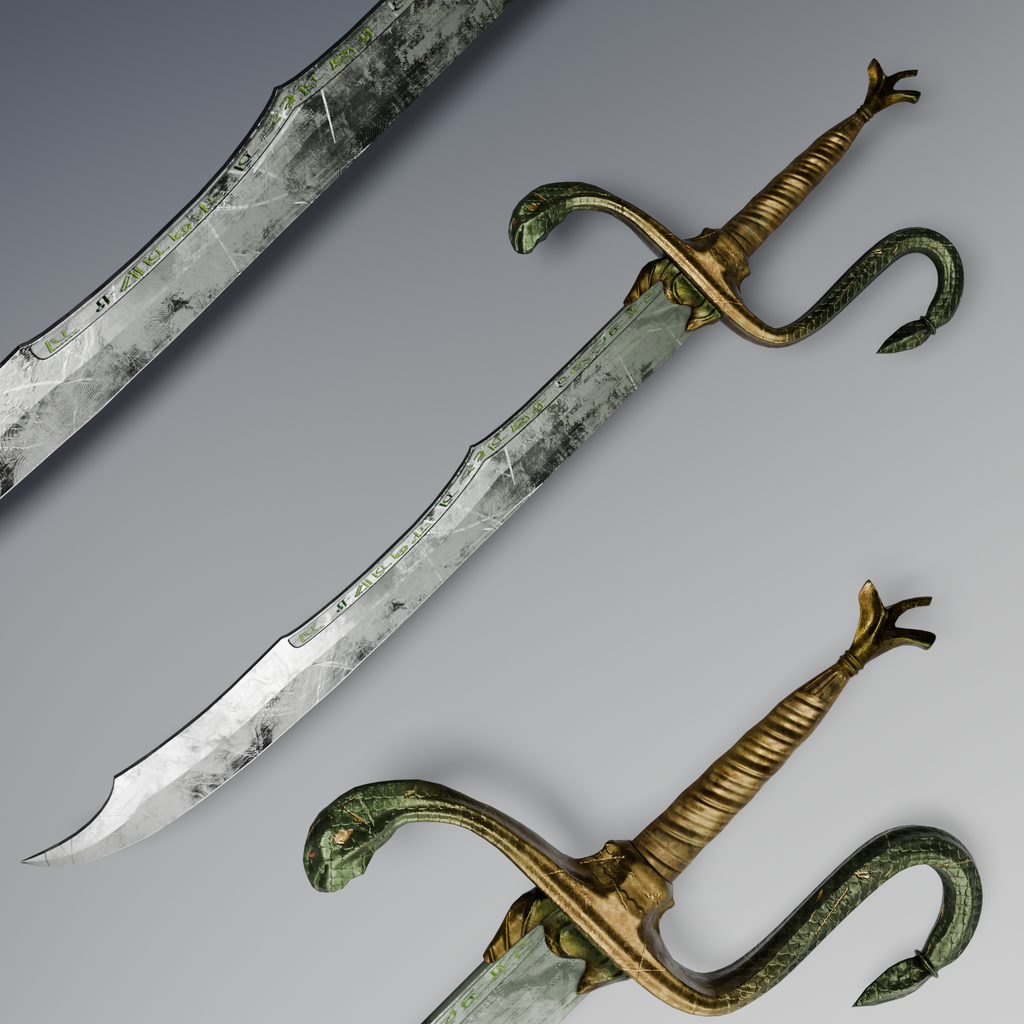 Serpent's Fang | Historical Weapons models | BlenderKit