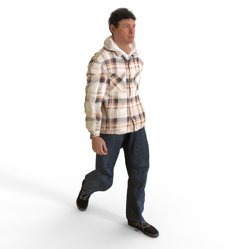 Human walking 1.8m | FREE Men models | BlenderKit