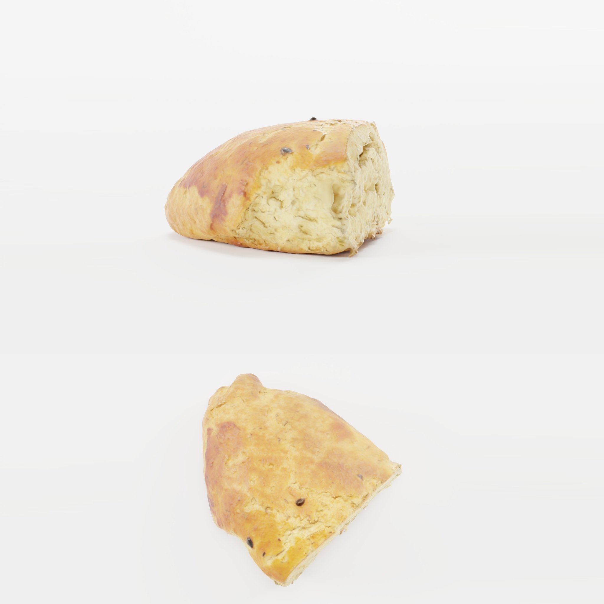 Pastry half | Food models | BlenderKit