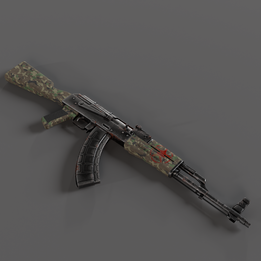 Assault Rifle | Modern Weapons models | BlenderKit