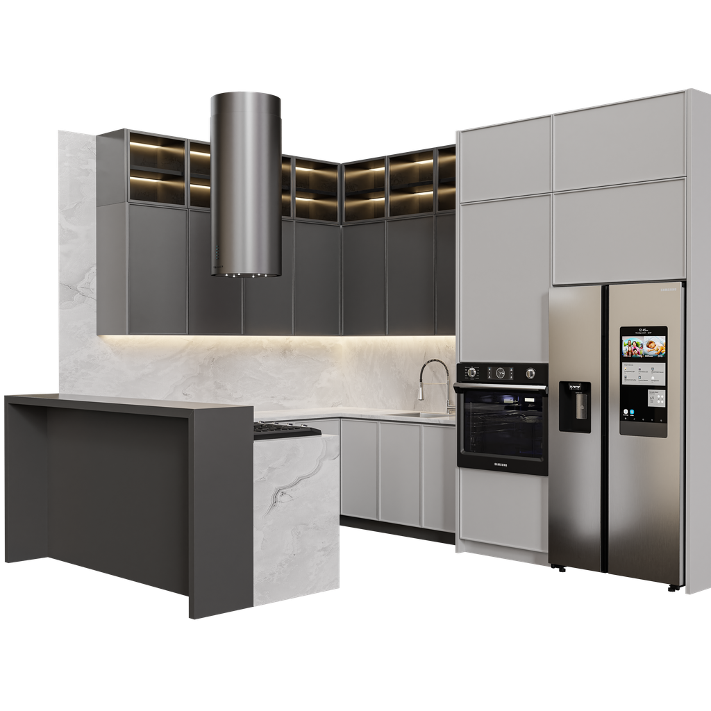 Kitchen modern30 | Kitchen Sets models | BlenderKit