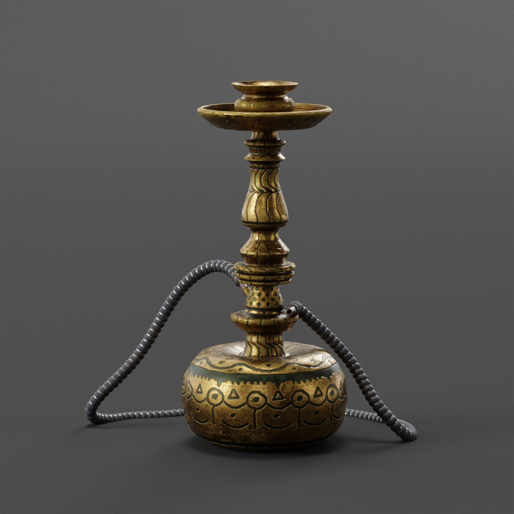 Shisha / Hookah Pipe | Interior Decorations models | BlenderKit