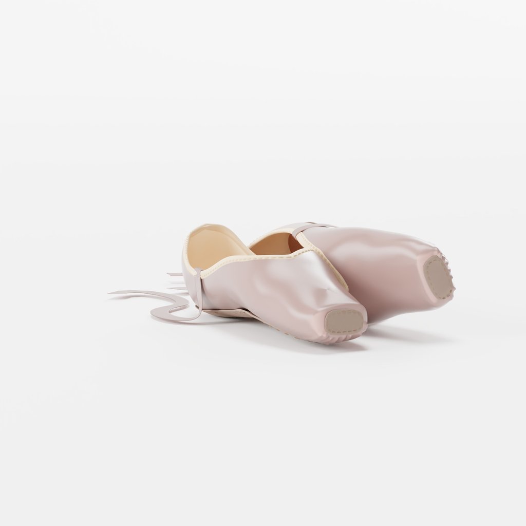 Pointe Shoes | Footwear models | BlenderKit