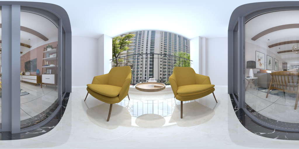 Balcony | FREE Interiors HDRis | BlenderKit