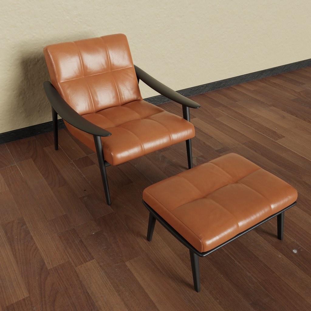 Minotti Armchair | Armchairs models | BlenderKit