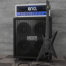 Stage Guitar Rig | FREE Music stages models | BlenderKit