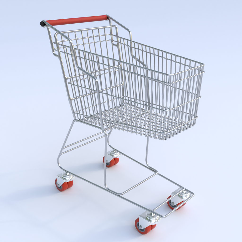 Shopping cart | Shopping / Retail models | BlenderKit