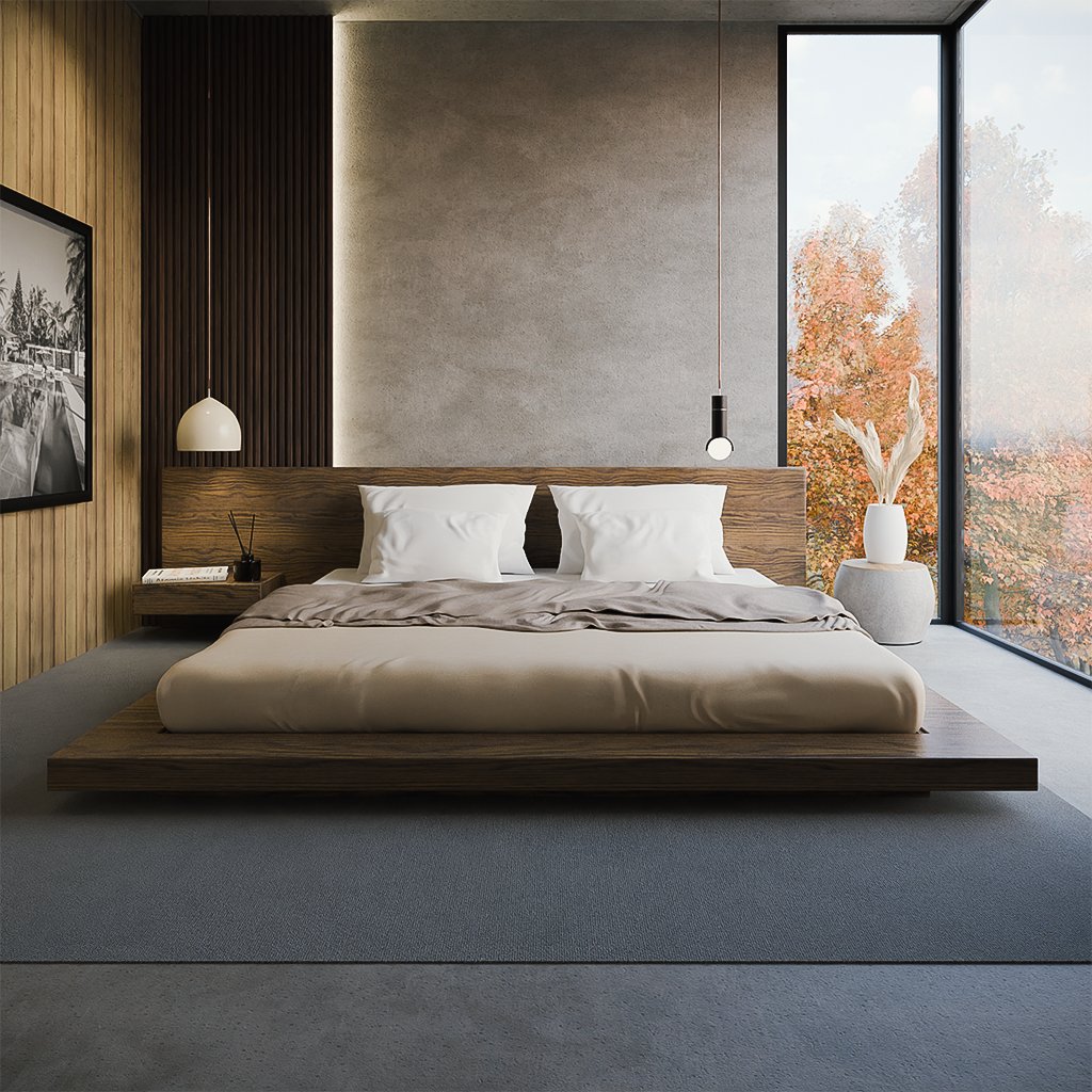 Minimalist-Bedroom design | Interior scenes | BlenderKit