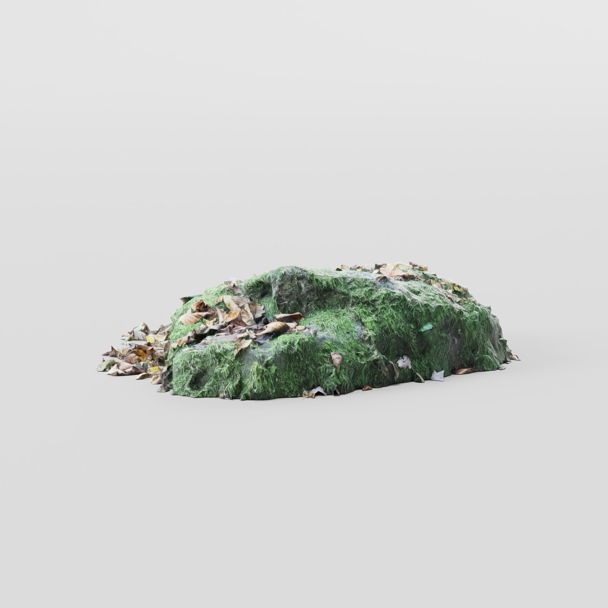 Rock With Moss Photoscan | Terrains models | BlenderKit
