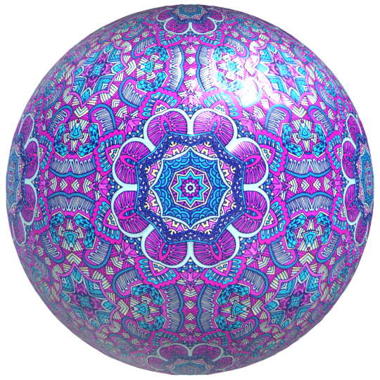 Mandala 12 | FREE tiles materials | BlenderKit