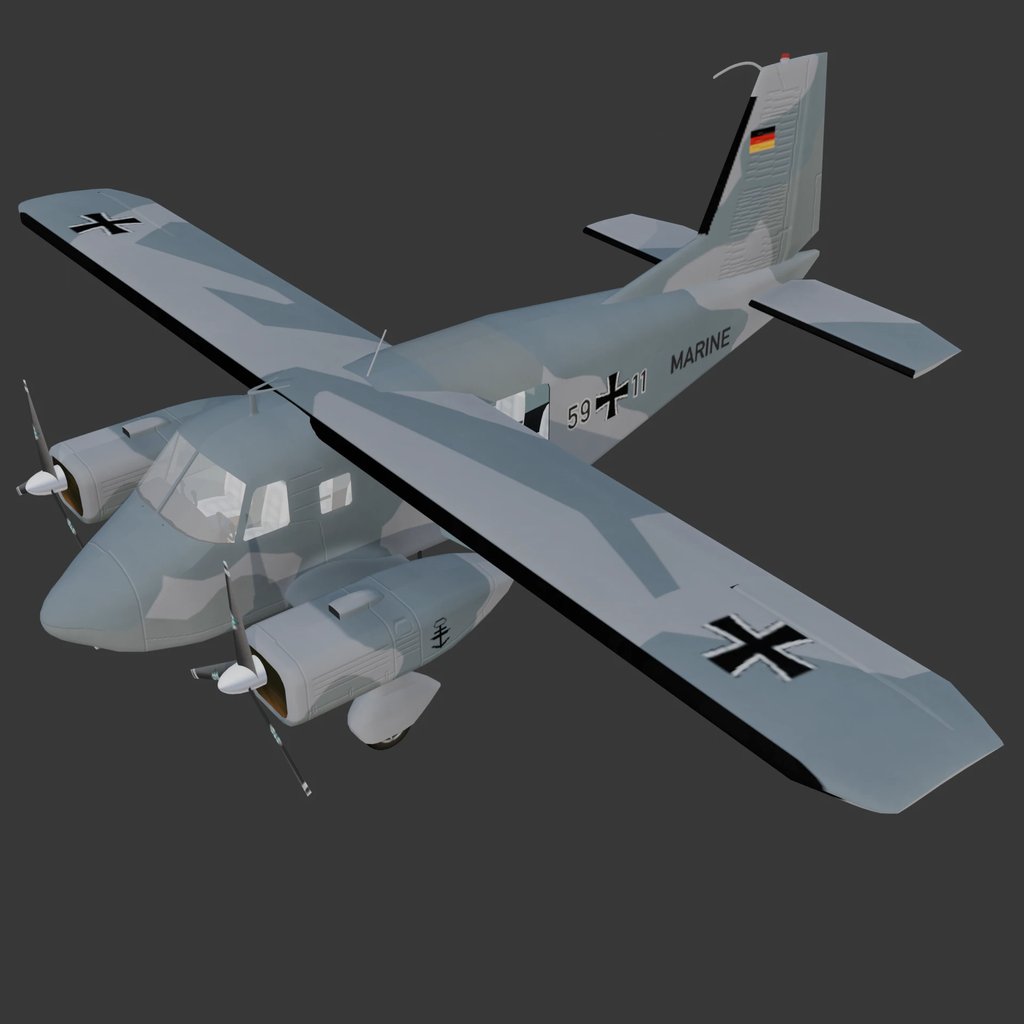 Aircraft Dornier Do | Military Aircraft models | BlenderKit