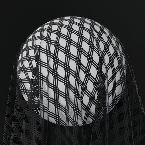 Lace Fishnet Fabric | FREE fabric materials | BlenderKit