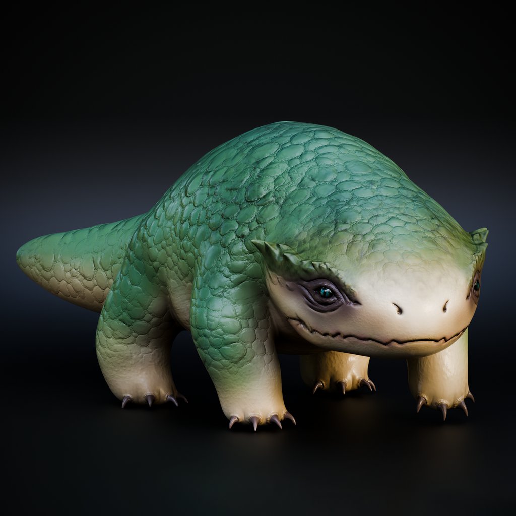 Lizard Creature (Rigged) | FREE Monsters & Creatures models | BlenderKit