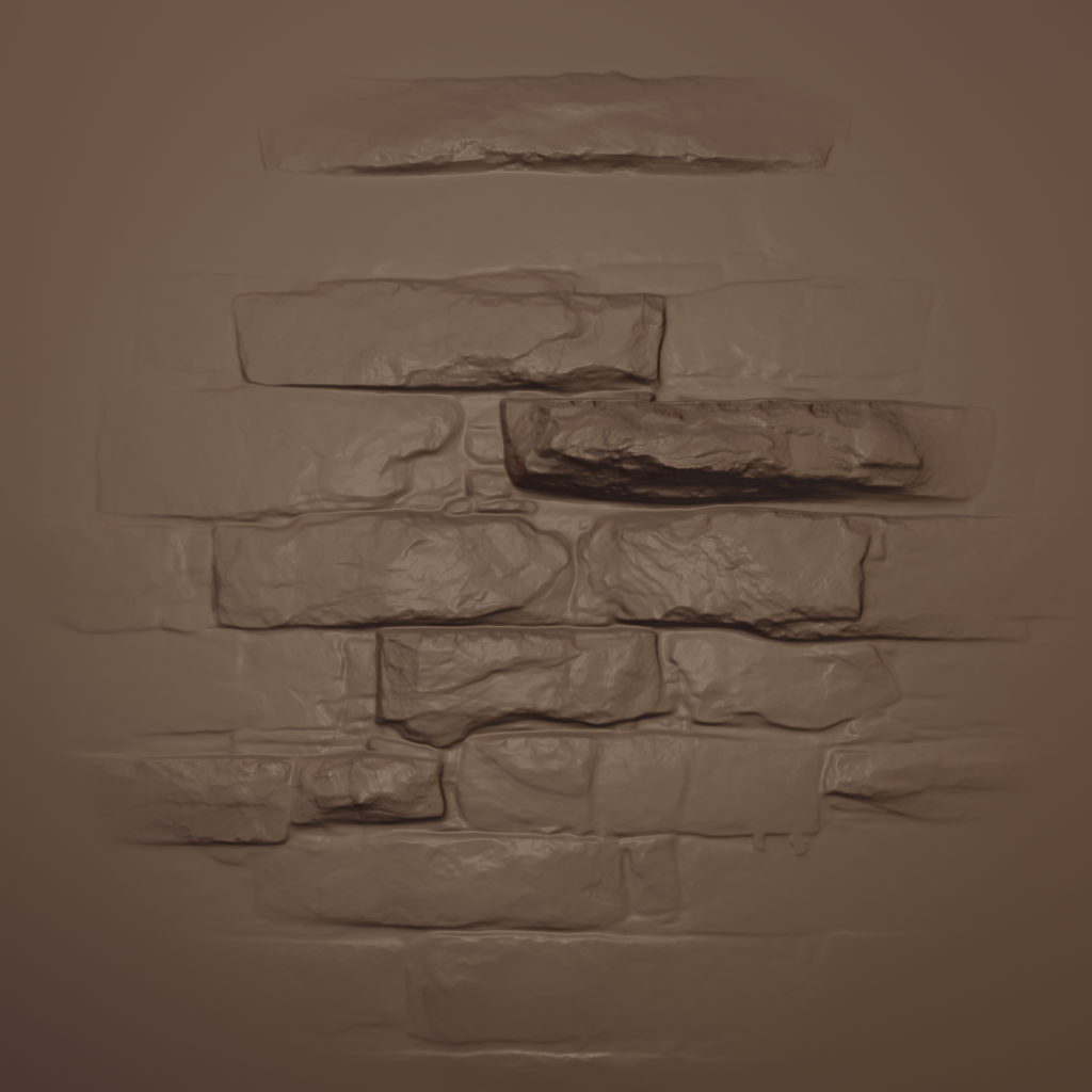 Rock Rugged Brush o1025 9 | rock brushes | BlenderKit