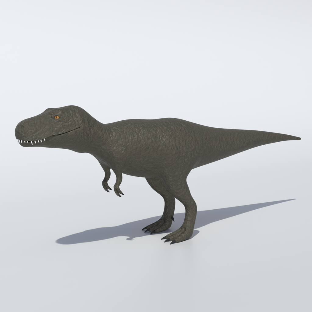 Cartoon Tyrannosaurus T-Rex | Dinosaurs models | BlenderKit