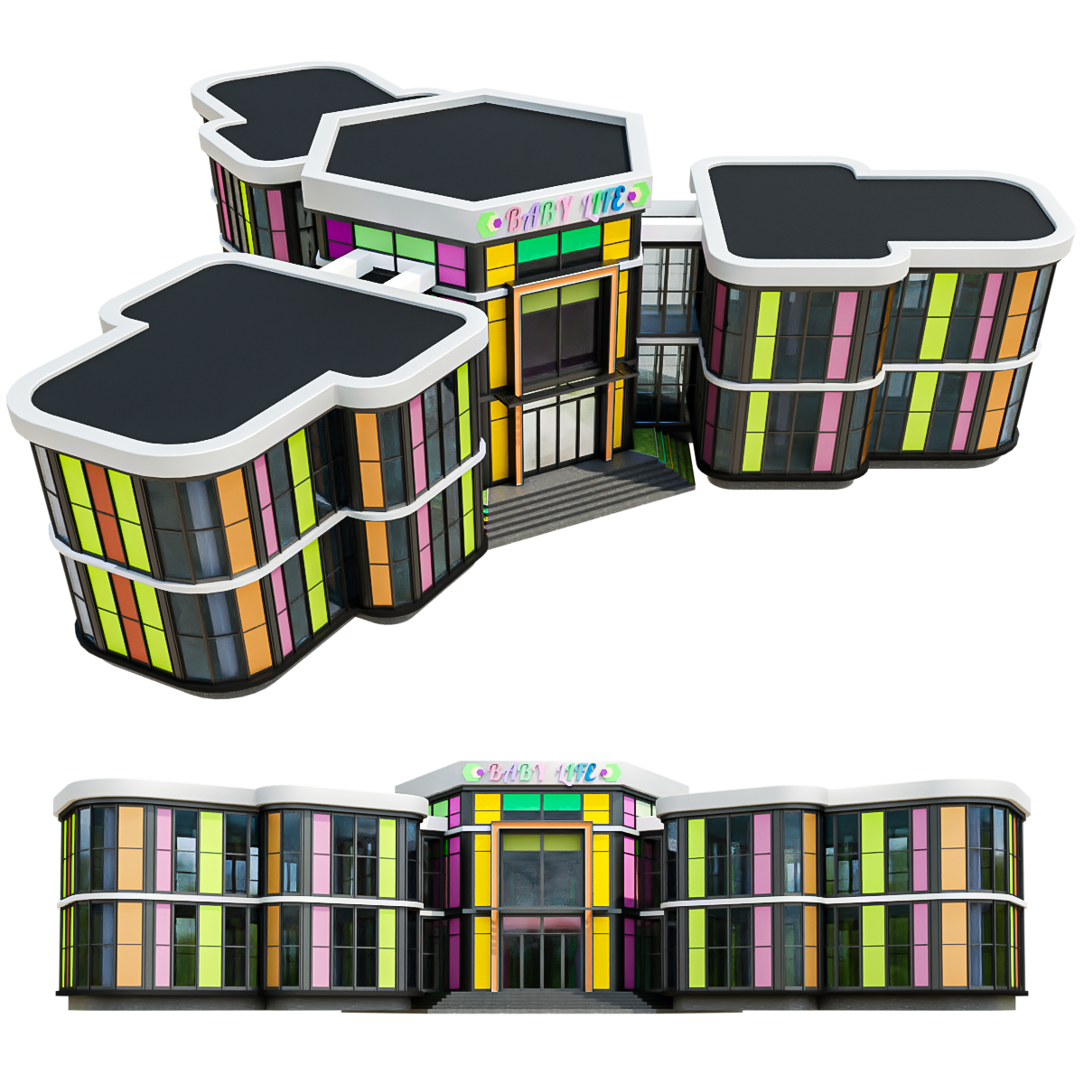 KinderGarten | Commercial Buildings models | BlenderKit