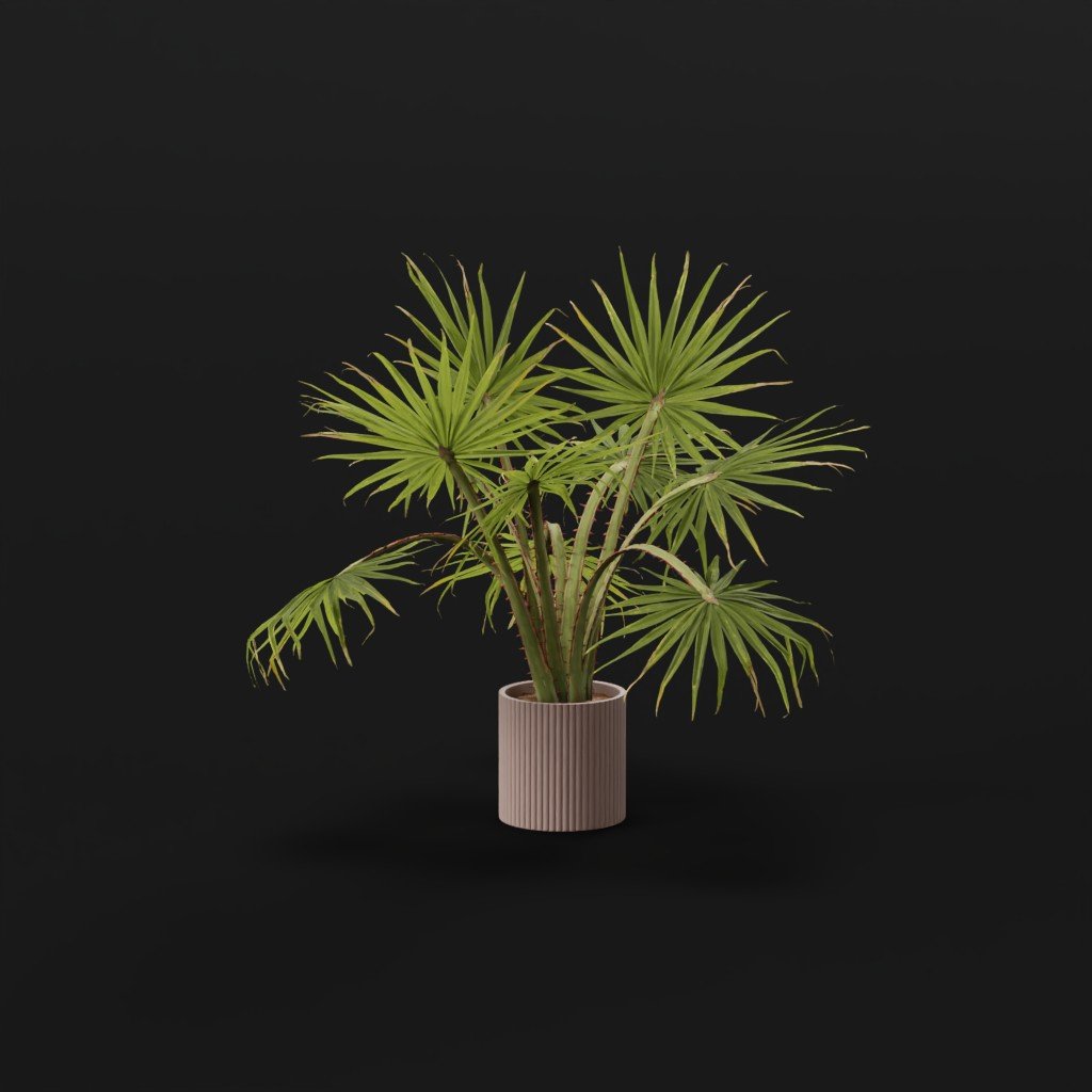 Caraday Palm Sml Pot | Indoor Plants models | BlenderKit