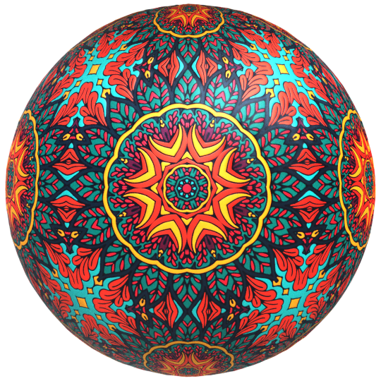 Mandala 30 | FREE tiles materials | BlenderKit