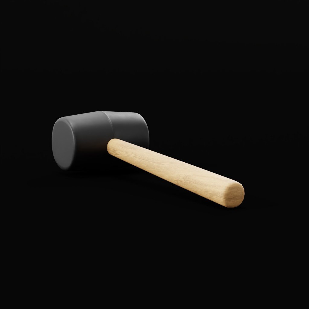 Rubber Mallet | FREE Handtools models | BlenderKit