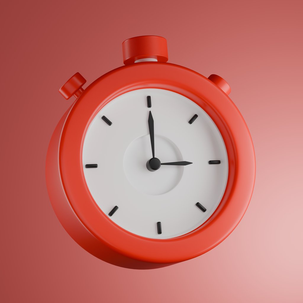 Digital Stopwatch Icon | FREE Electronic Devices models | BlenderKit
