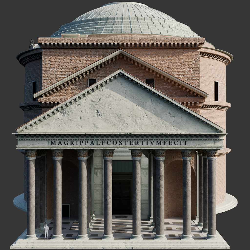 Pantheon, Rome | Historic Buildings models | BlenderKit