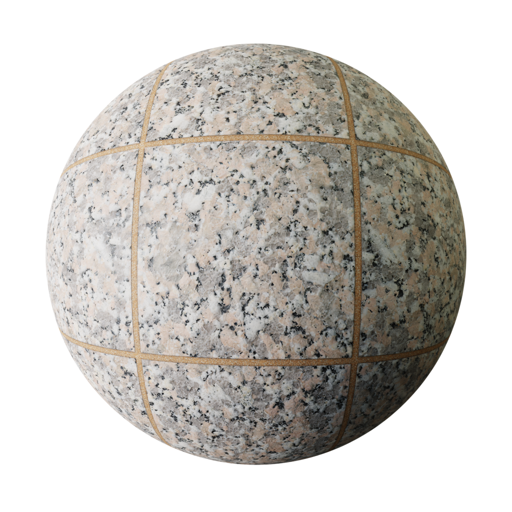 Granite Tile Sandy Grout | FREE tiles materials | BlenderKit
